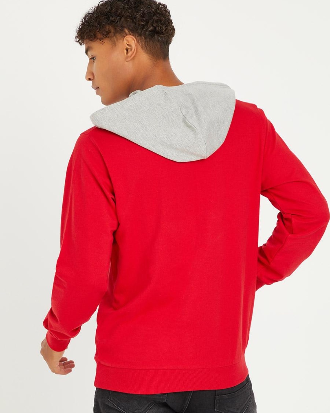 Buy Men's Red kangaroo Pockets Hoodie for Men Online at Bewakoof