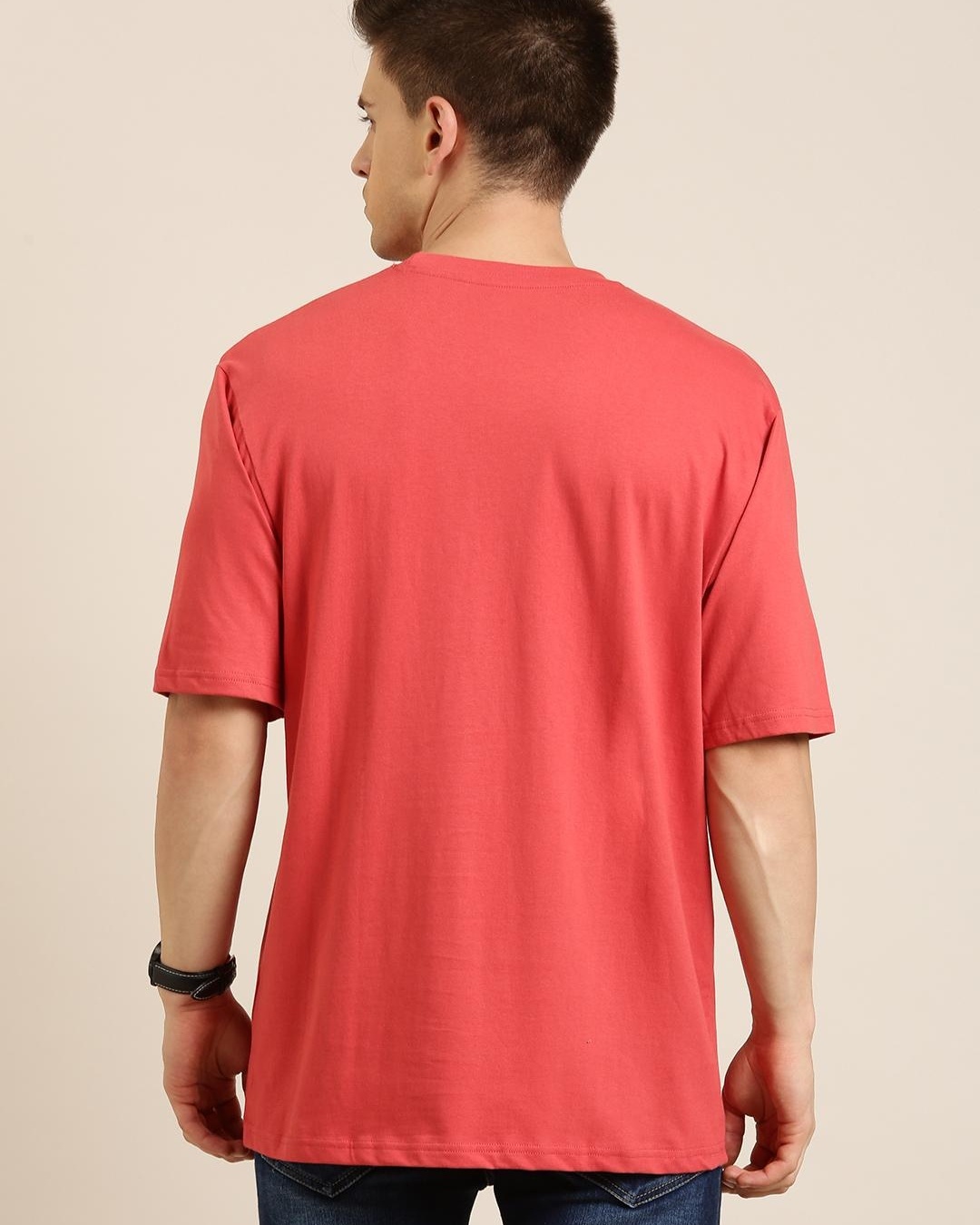 Buy Men's Red Oversized T-shirt for Men Red Online at Bewakoof