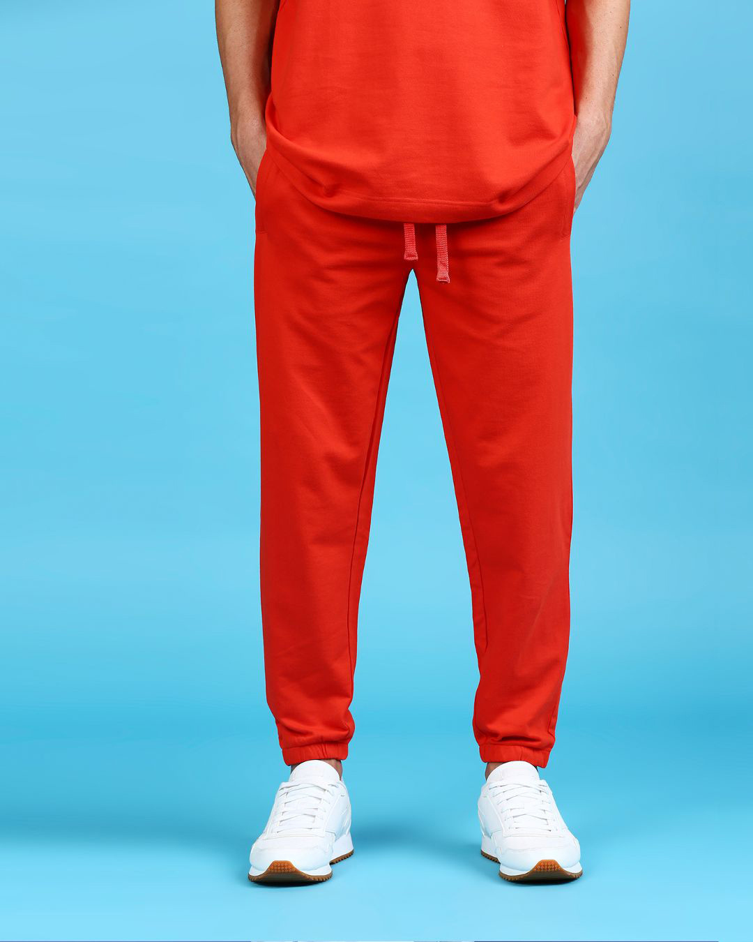 Buy Men's Stubborn Orange Basic Joggers Online at Bewakoof