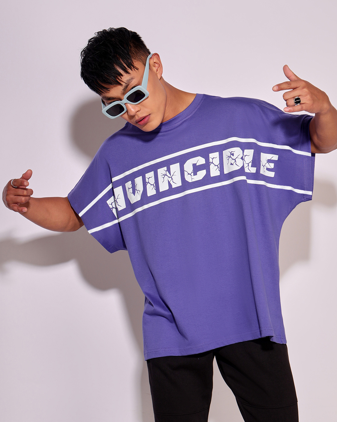 Buy Men's Blue Invincible Typography Monster Fit Vest Online at Bewakoof