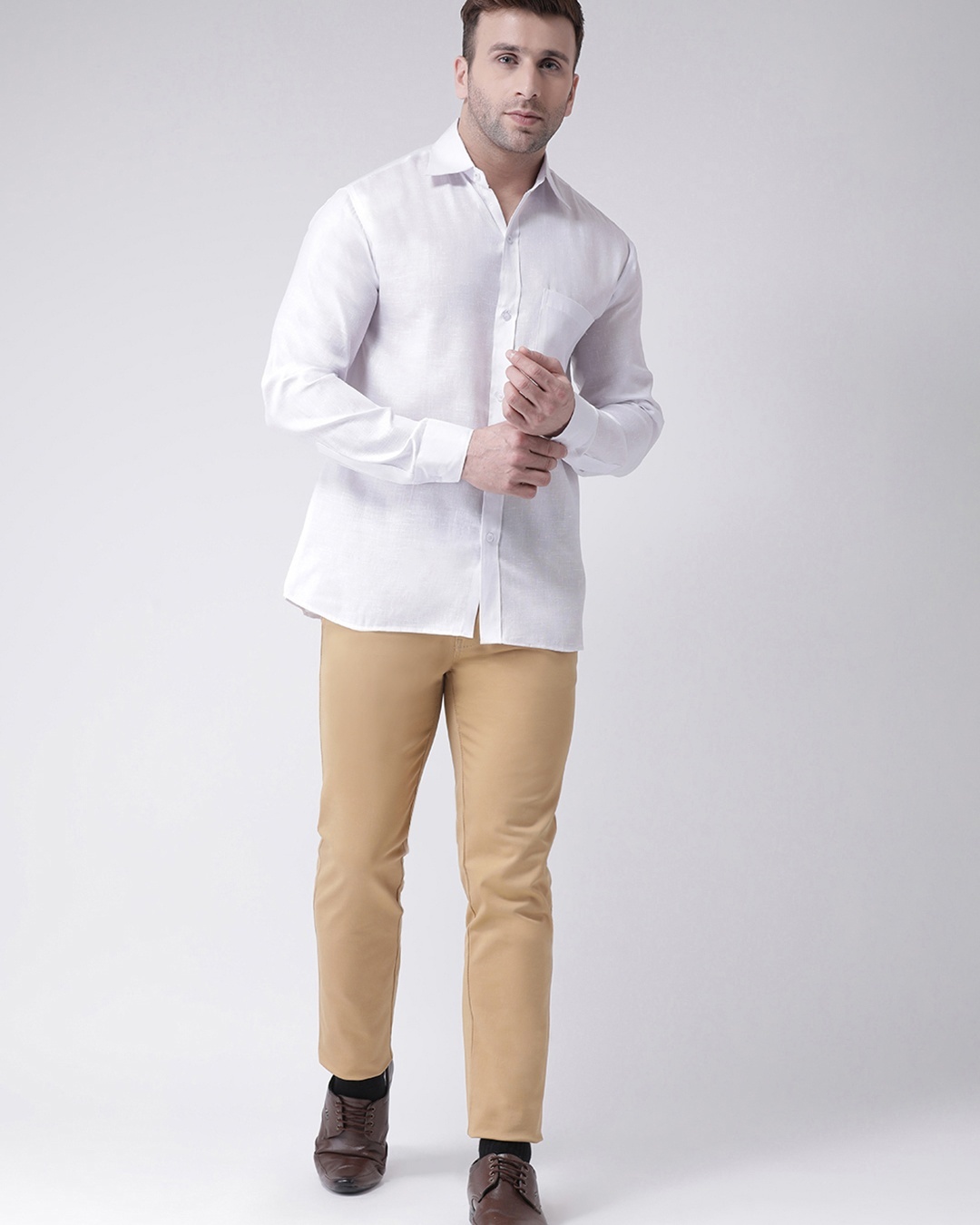 Buy Men's White Casual Shirt Online at Bewakoof