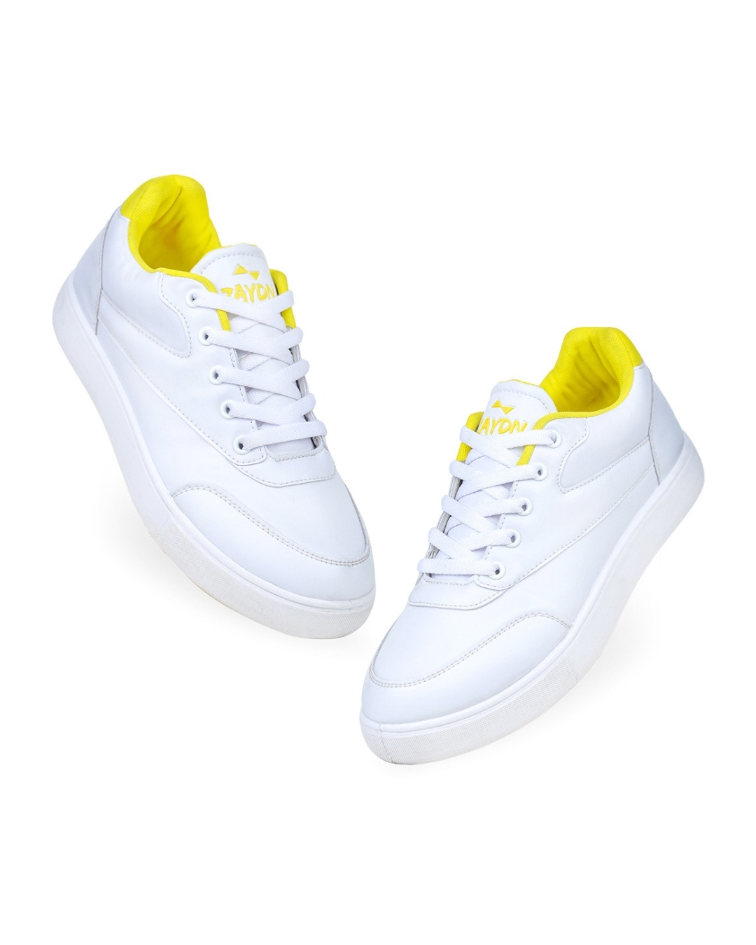 Buy Men's White Color Block Casual Shoes Online in India at Bewakoof