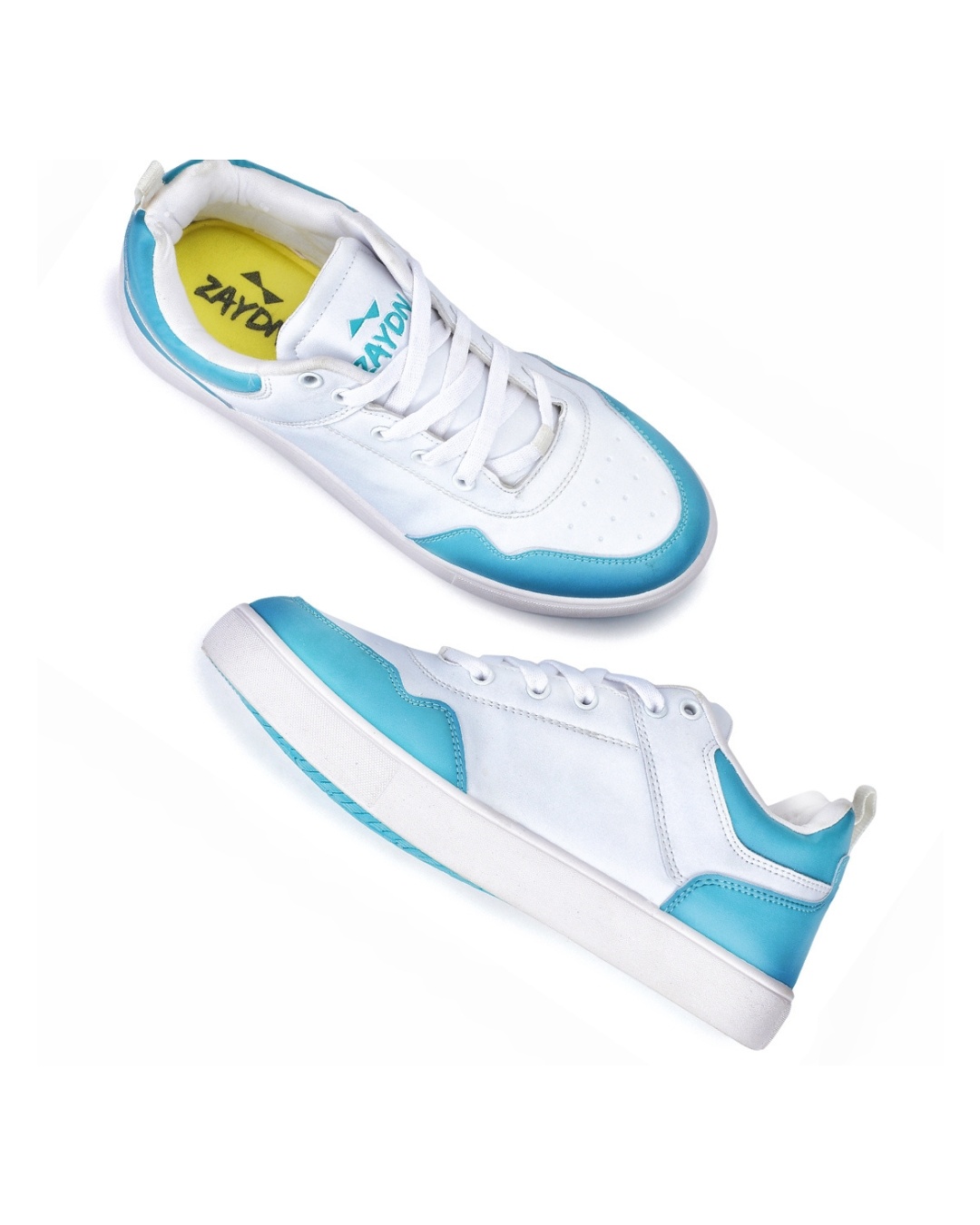 Buy Men's White Color Block Casual Shoes Online in India at Bewakoof