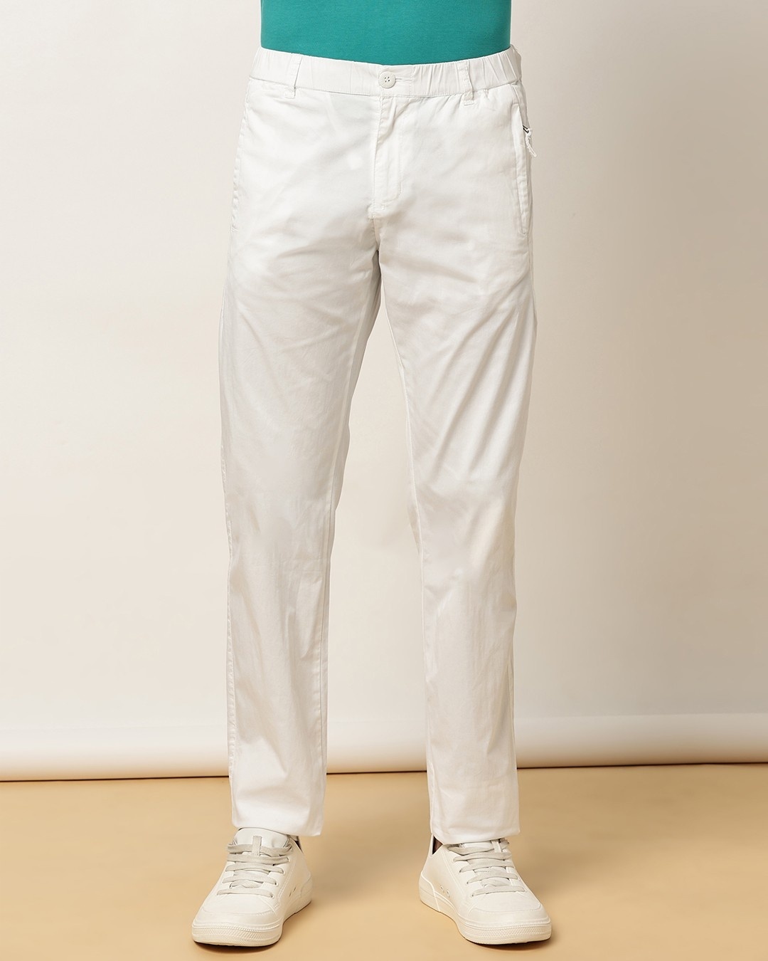 Buy Men's White Pants Online at Bewakoof