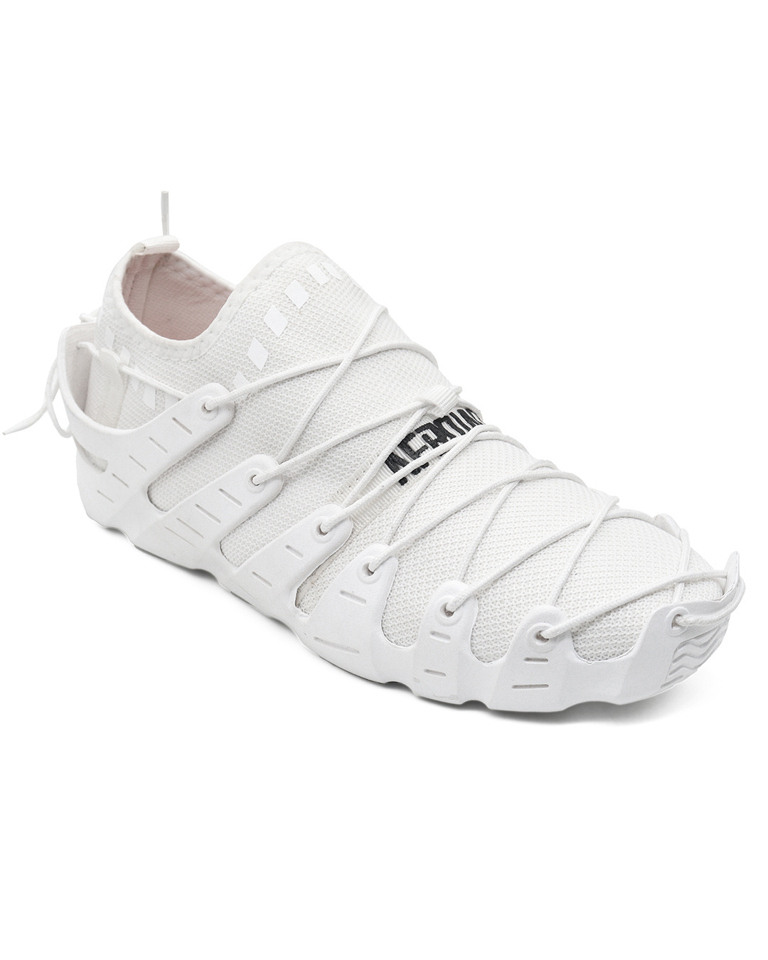Buy Men's White Self Design Casual Shoes Online in India at Bewakoof