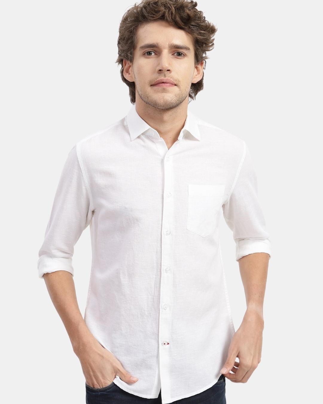 Buy Men's White Shirt Online at Bewakoof