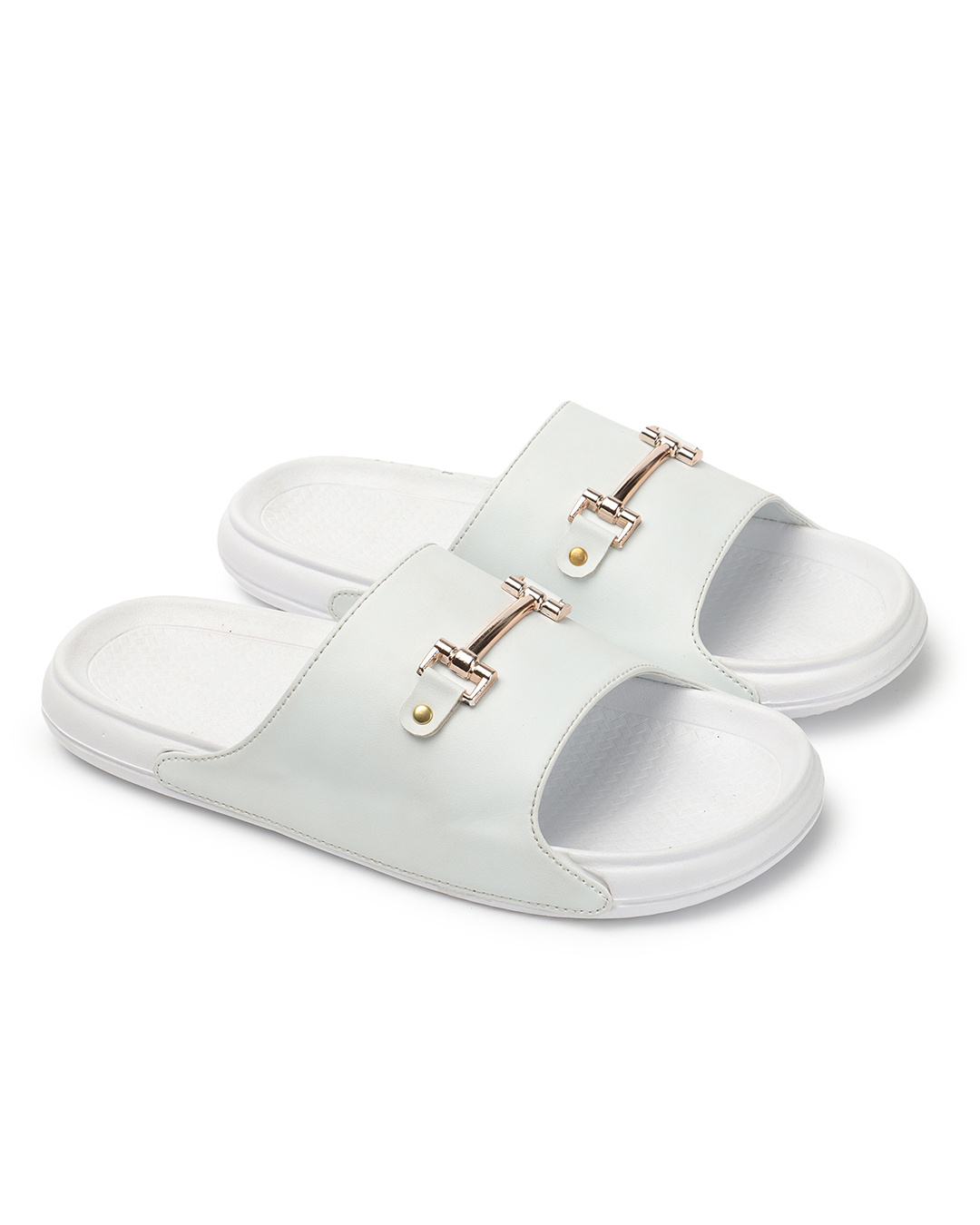 Buy Men's White Sliders Online in India at Bewakoof