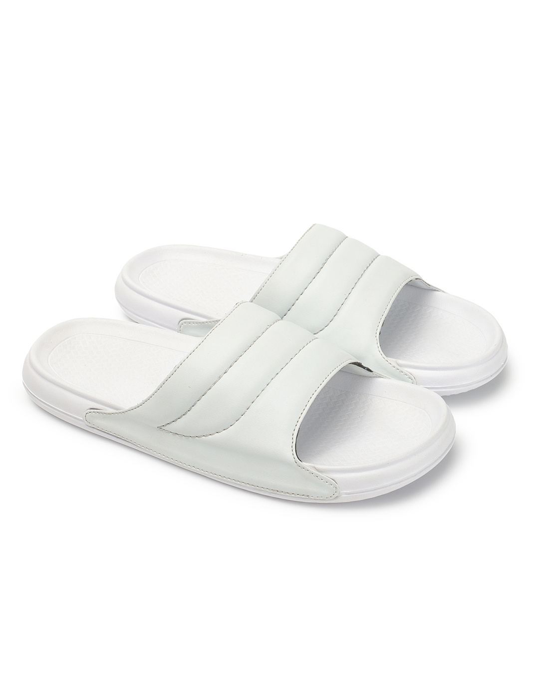 Buy Men's White Sliders Online in India at Bewakoof