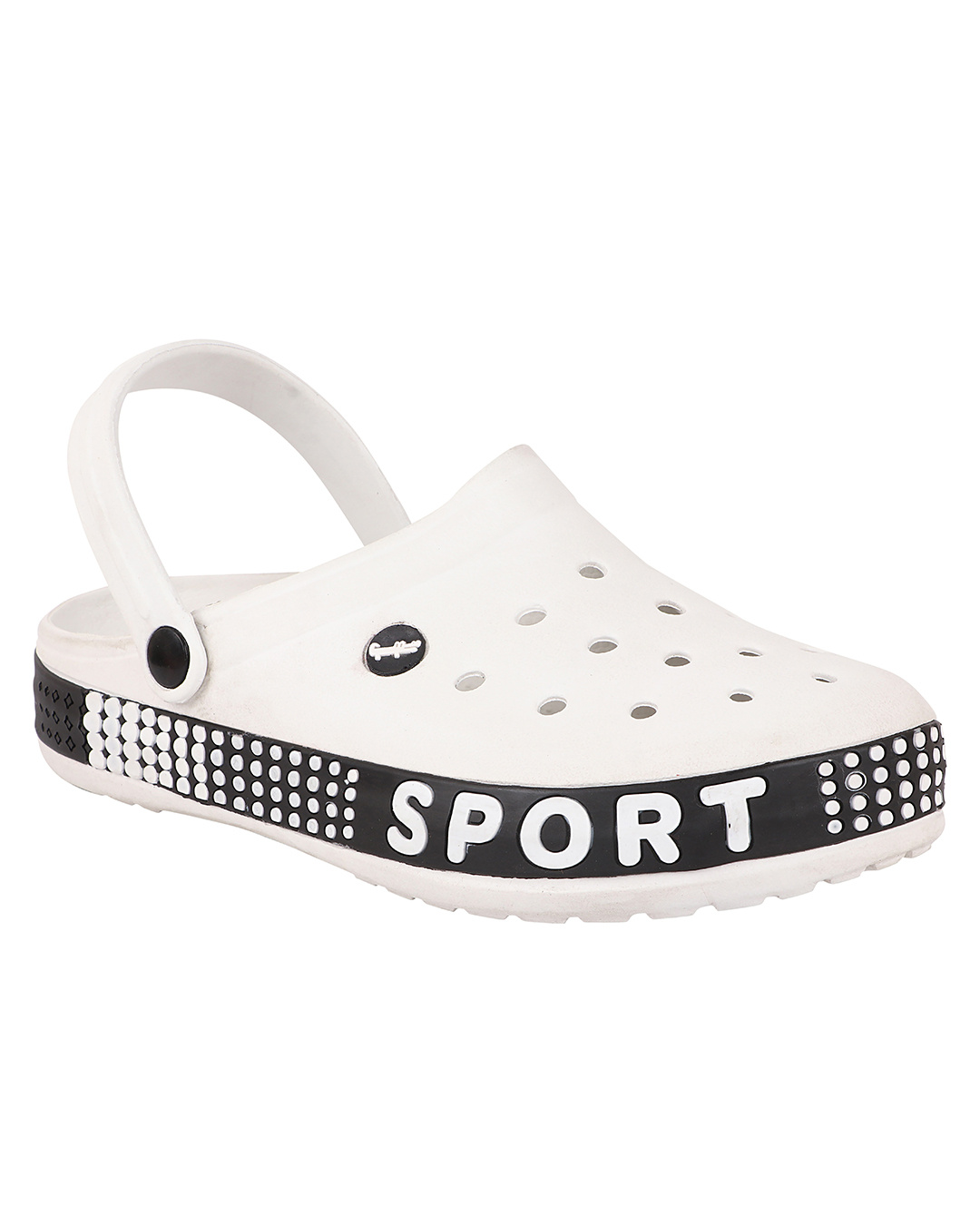 Buy Men's White Typography Clogs Online in India at Bewakoof