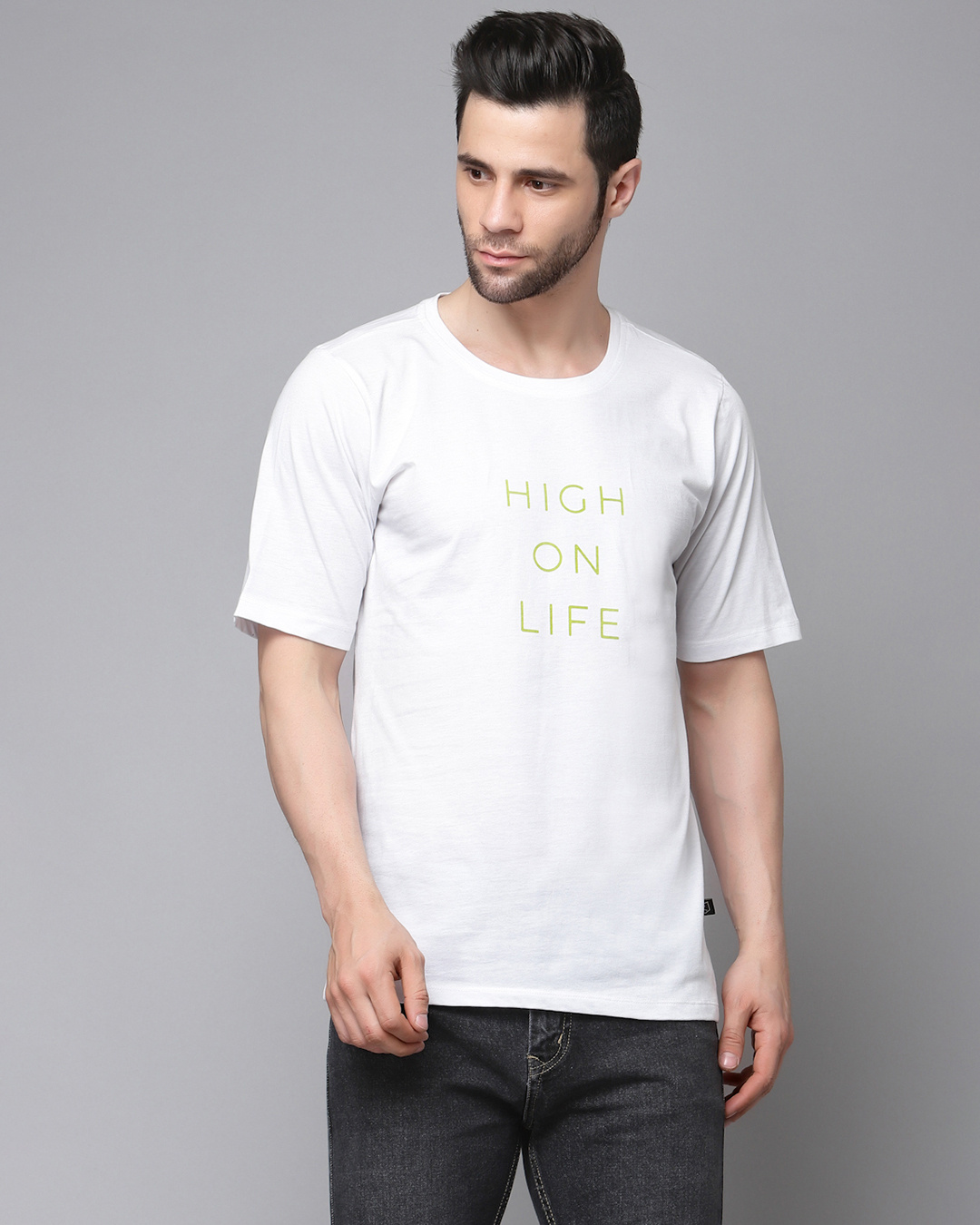 Buy Men's White Typography T-shirt Online at Bewakoof
