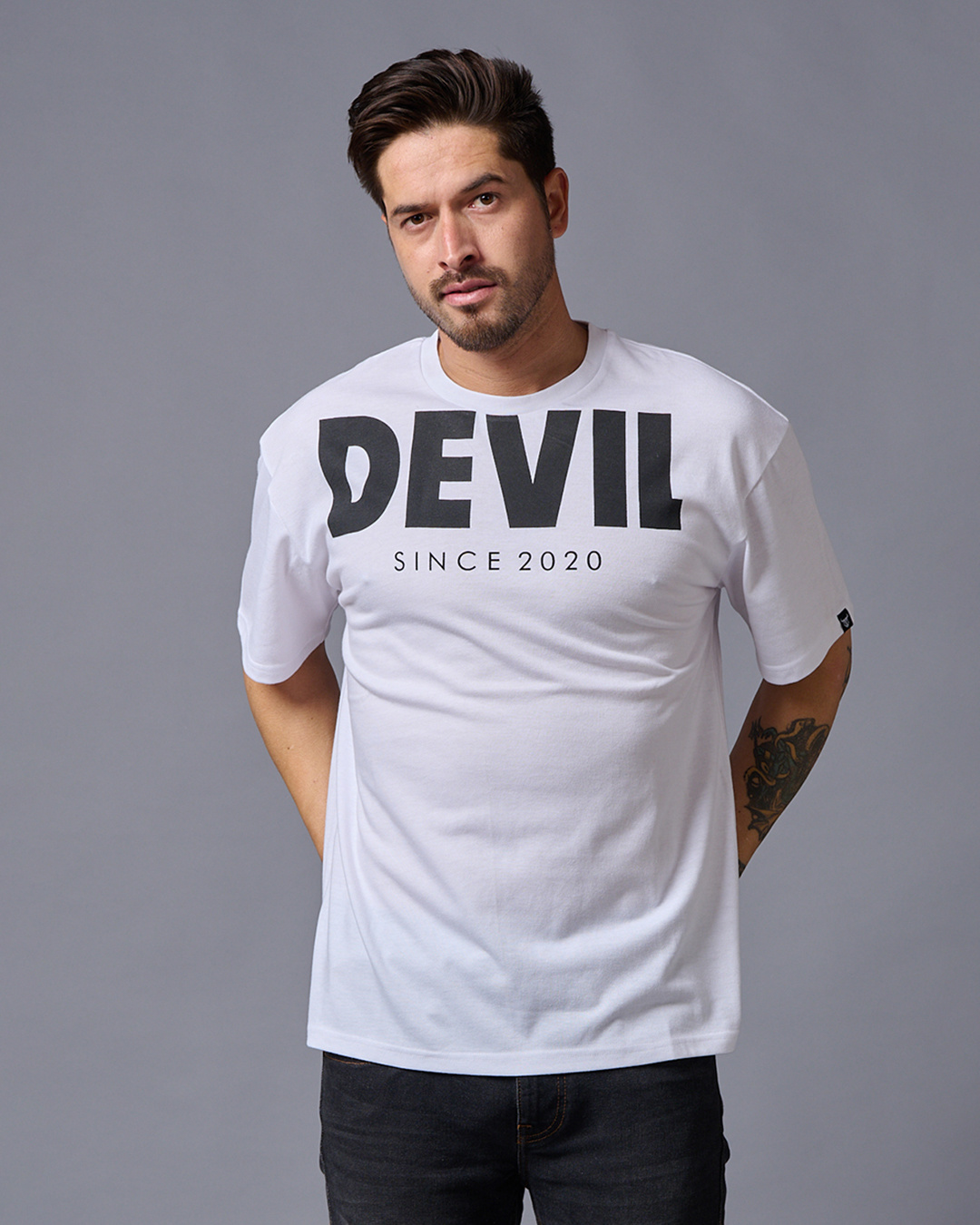 Buy Men's White Typography T-shirt Online at Bewakoof