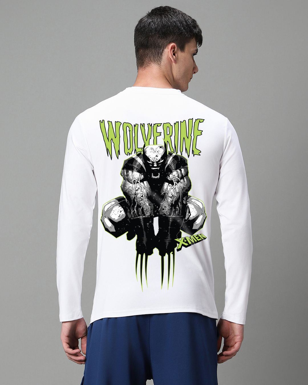 Buy Men's White Wolverine Graphic Printed T-shirt Online at Bewakoof
