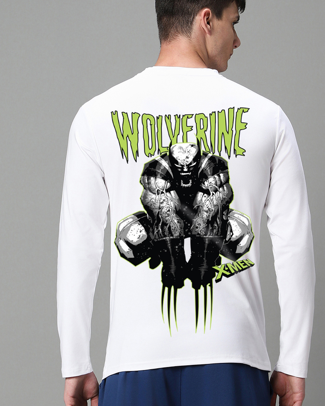 Buy Men's White Wolverine Graphic Printed T-shirt Online at Bewakoof