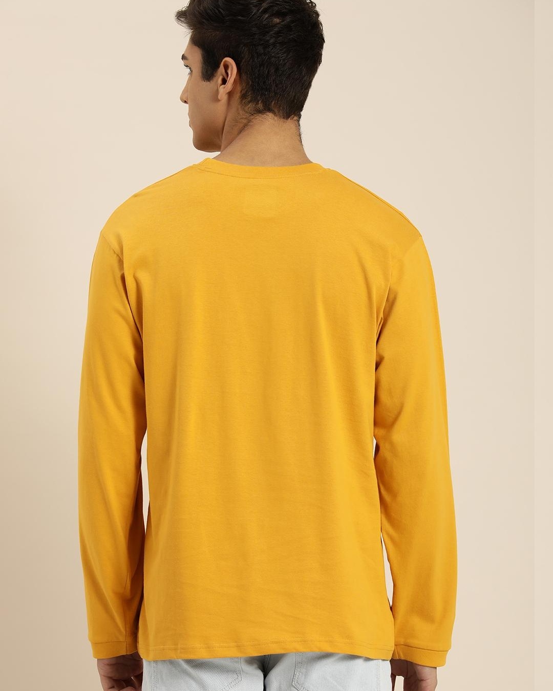 Buy Men's Yellow Oversized T-shirt Online at Bewakoof