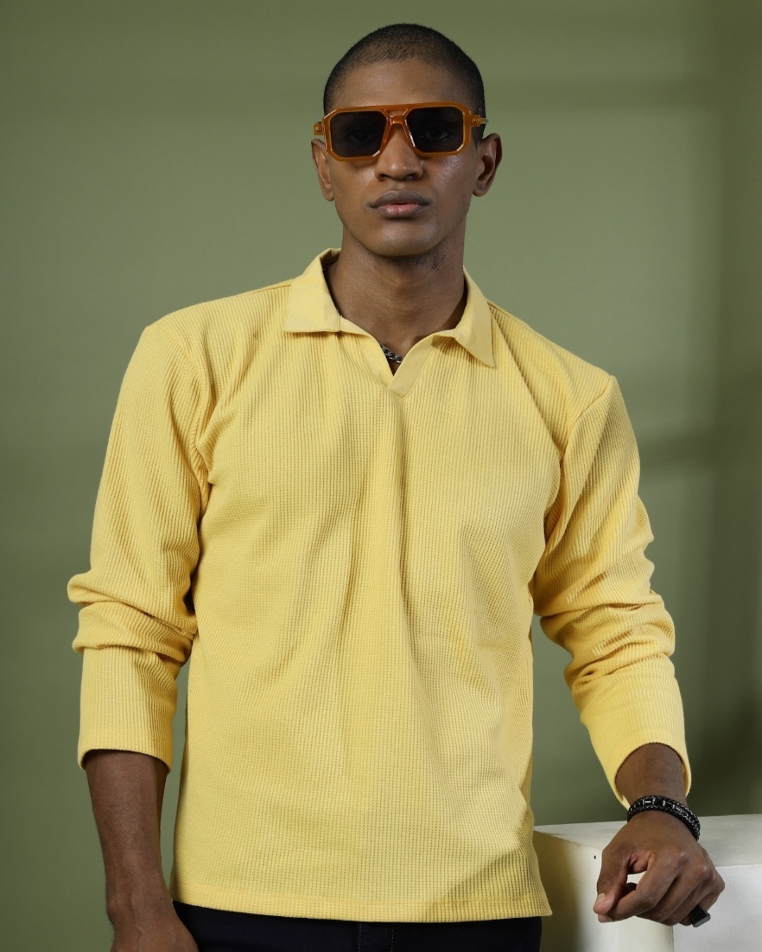 Buy Men's Yellow Oversized T-Shirt Online at Bewakoof