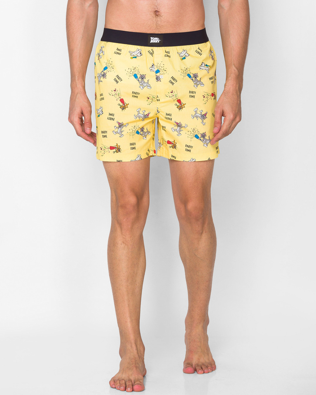 Buy Men's Yellow Printed Boxer Online in India at Bewakoof