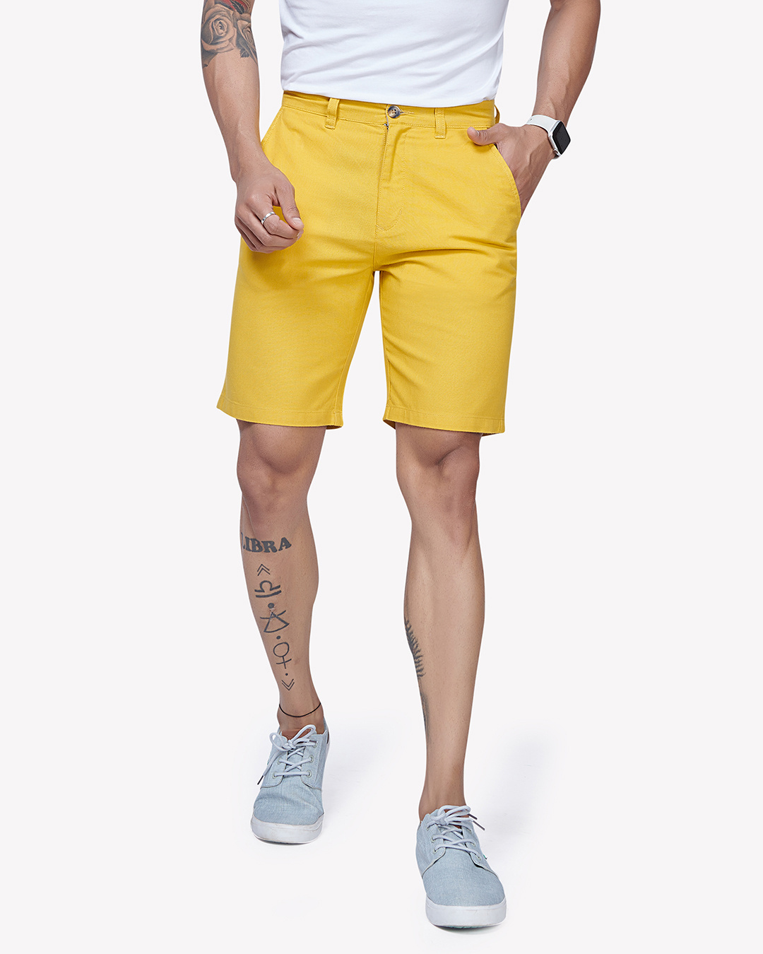 Buy Men's Yellow Shorts for Men Yellow Online at Bewakoof
