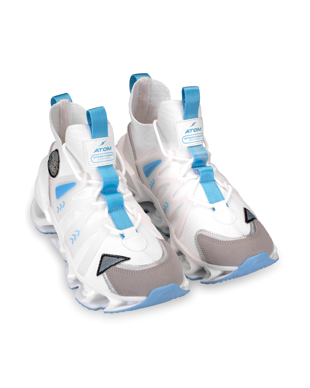 Buy Men's White & Blue Spring Edge Alpha 1 Sneakers Online in India at ...