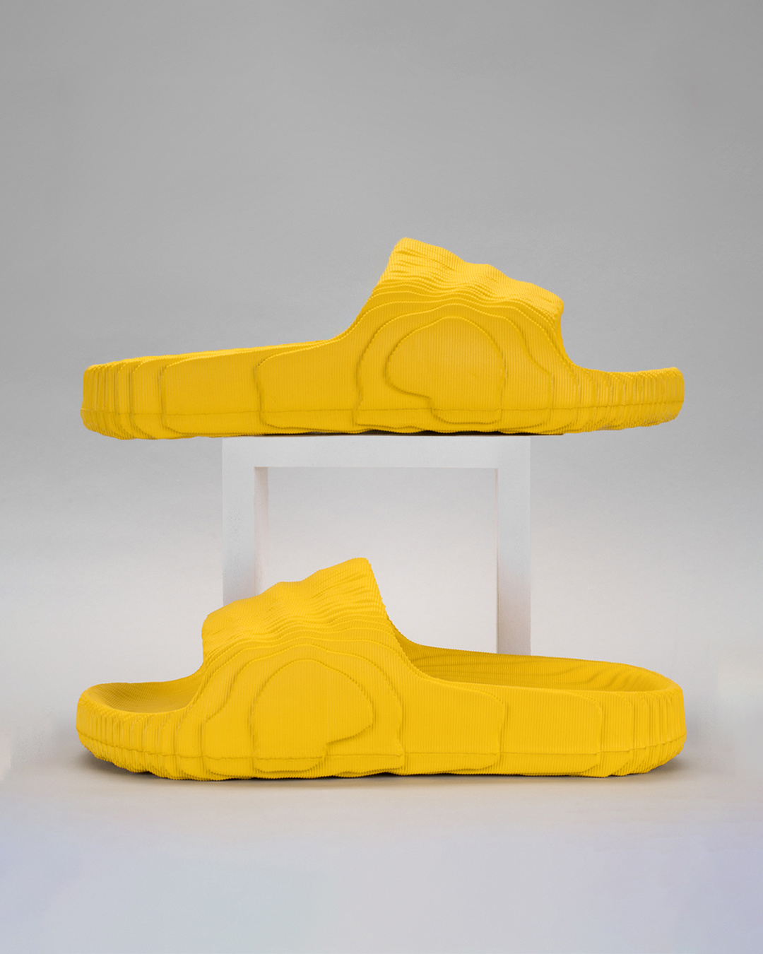 Buy Men's Yellow Textured Sliders Online in India at Bewakoof