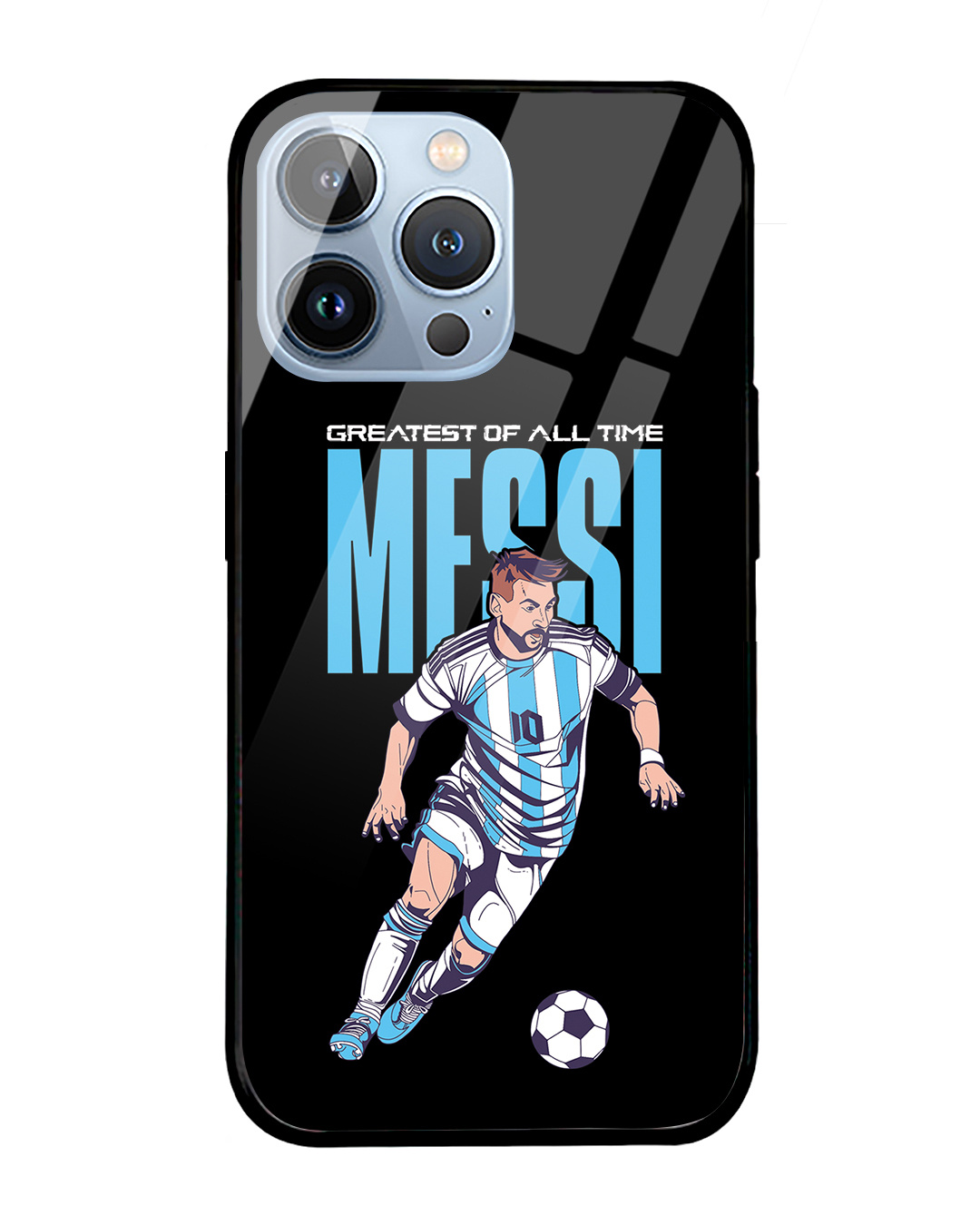Buy Messi Last Dance Premium Glass Cover for Apple iPhone 13 Pro Max ...