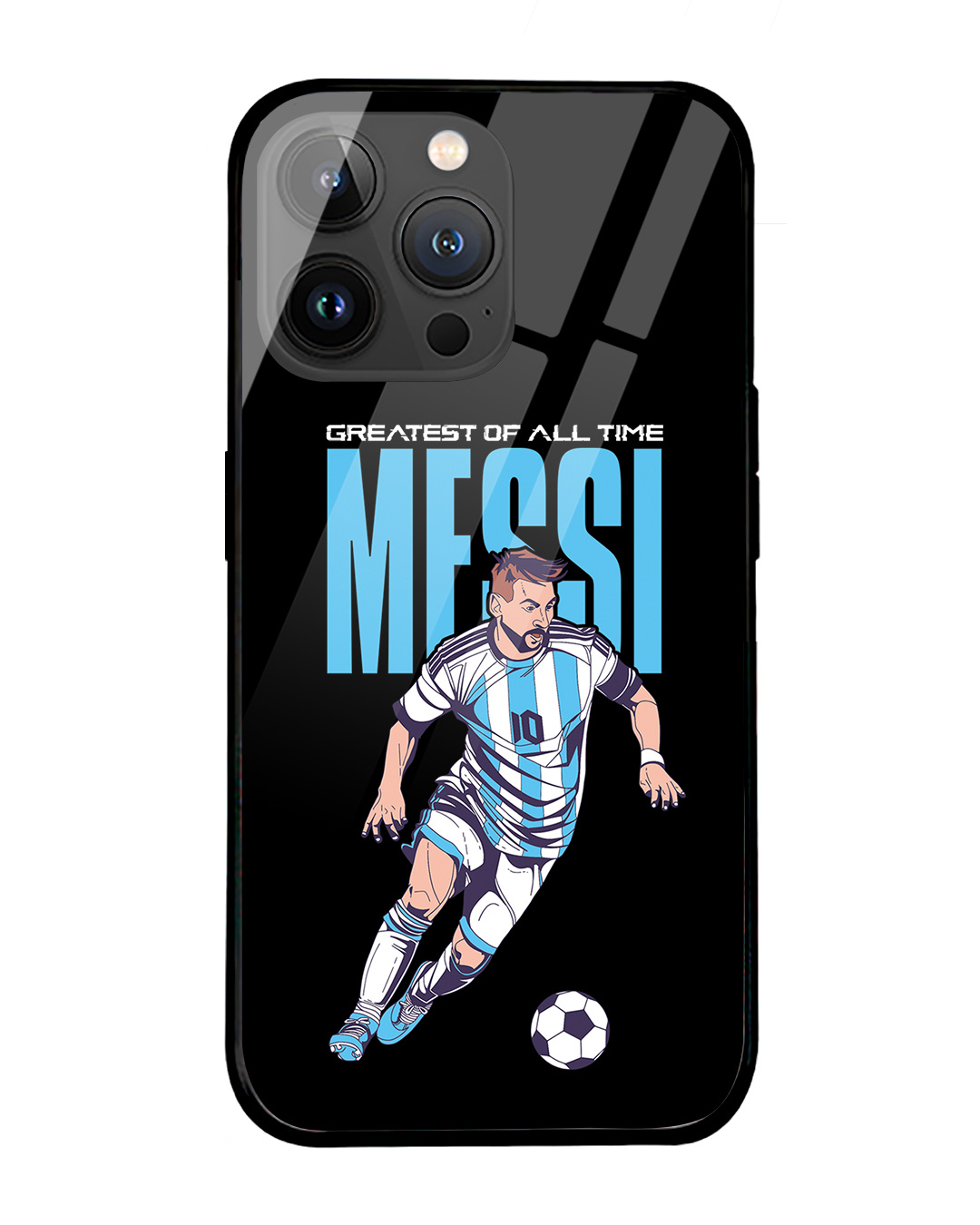 Buy Messi Last Dance Premium Glass Cover for Apple iPhone 14 Pro Max ...