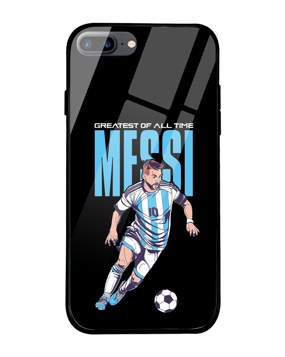 Buy Messi Last Dance Premium Glass Cover for Apple iPhone 7 Plus Online ...