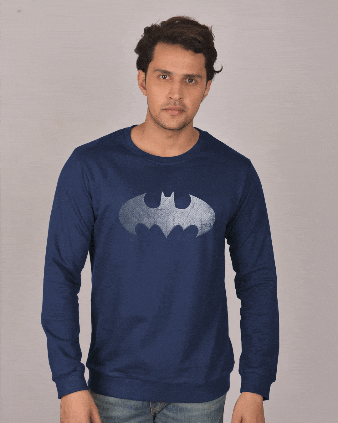 Buy Metallic Batman Glow In Dark Fleece Light Sweatshirt (BML) Online ...