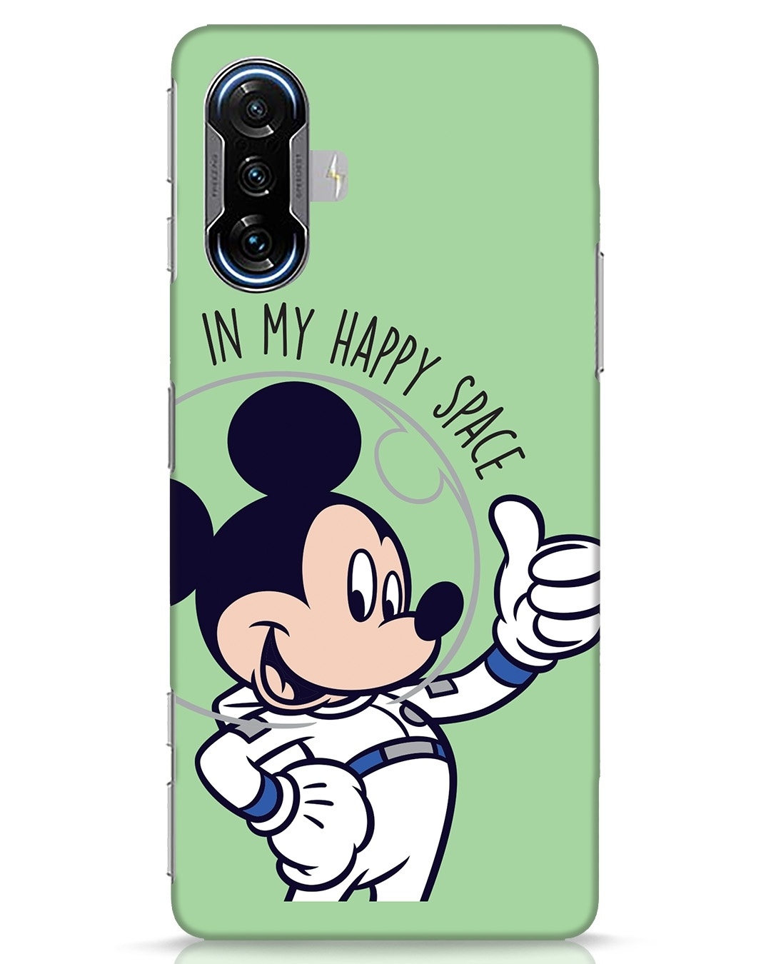 Buy Mickey Happy Space Designer Hard Cover for Xiaomi POCO F3 GT Online ...