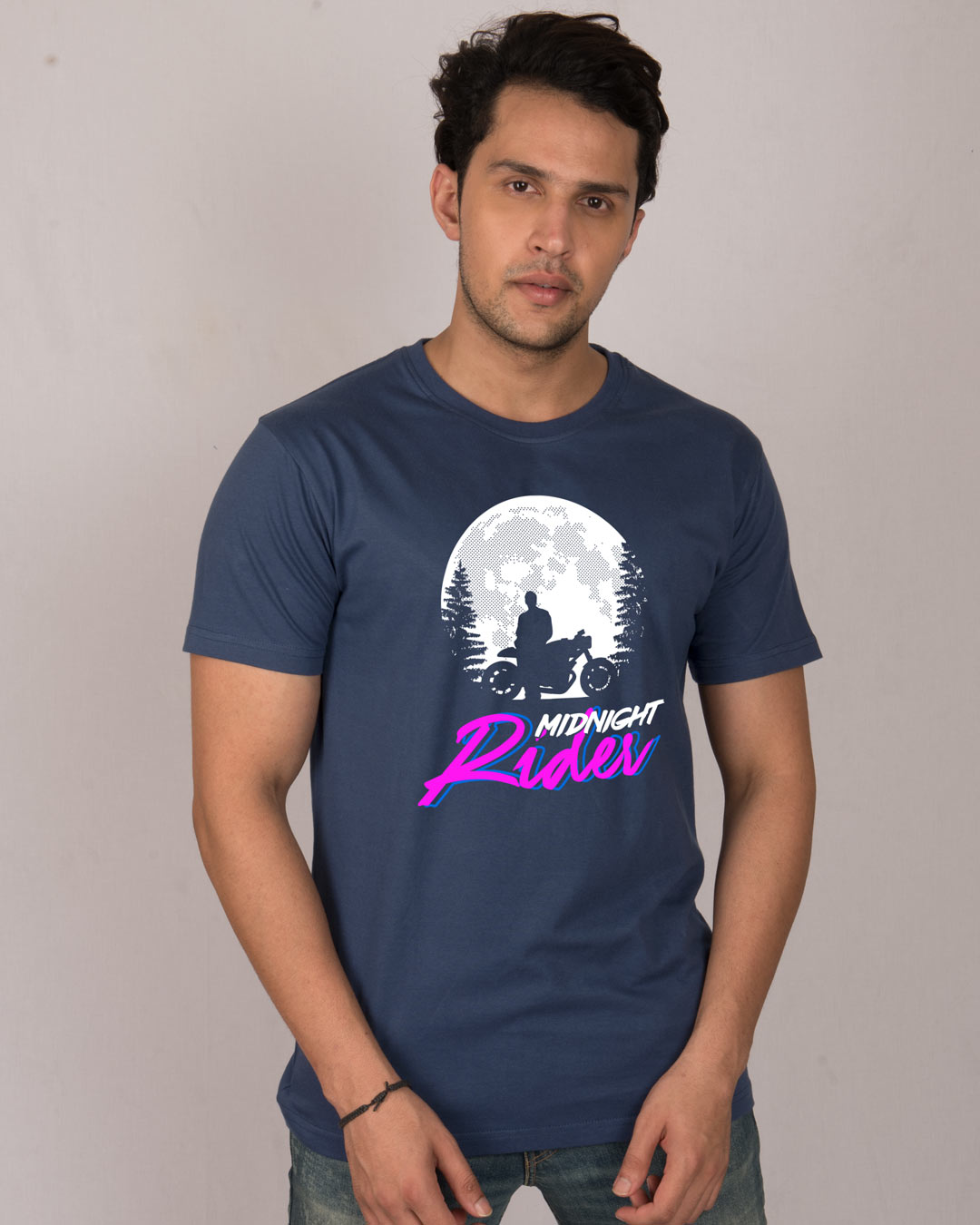 Buy Midnight Rider Half Sleeve T-Shirt Online at Bewakoof