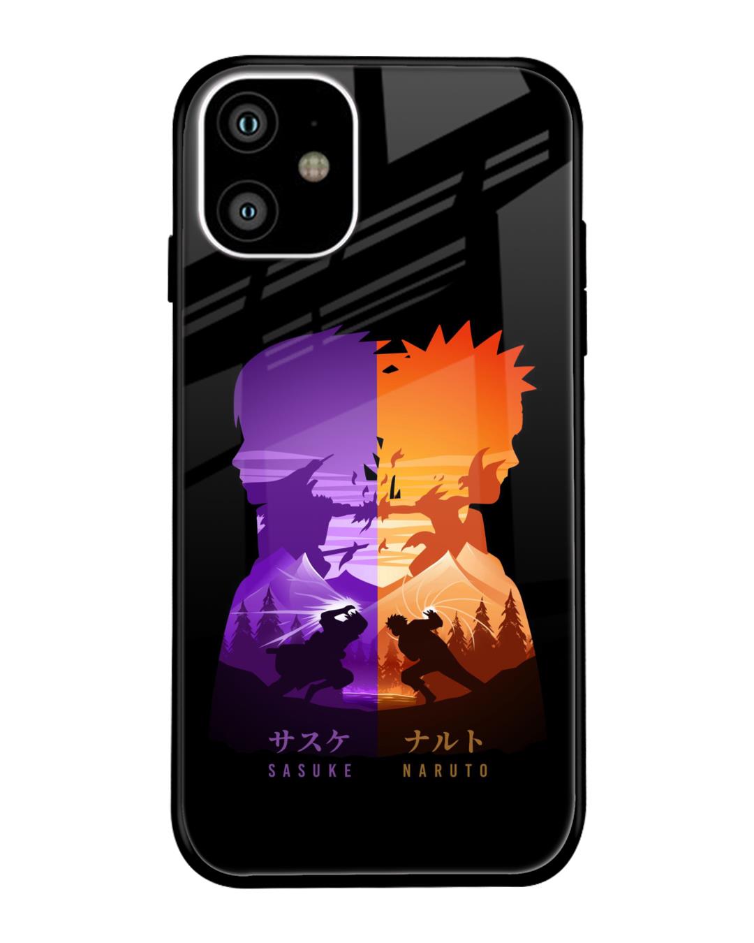 Buy Minimalist Anime Premium Glass Case for Apple iPhone 11 (Shock ...