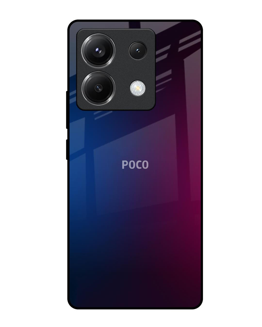 Buy Mix Gradient Shade Premium Glass Case For Poco X6 5G(Shock Proof ...