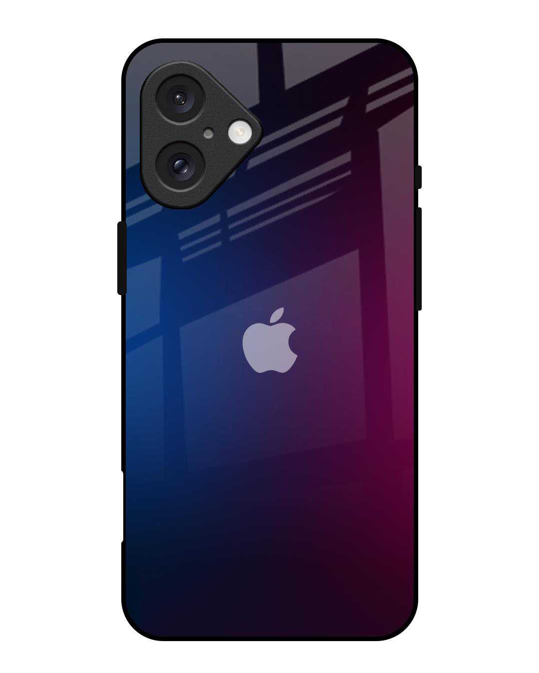 Buy Mix Gradient Shade Premium Glass Cover for Apple iPhone 16 (Shock ...