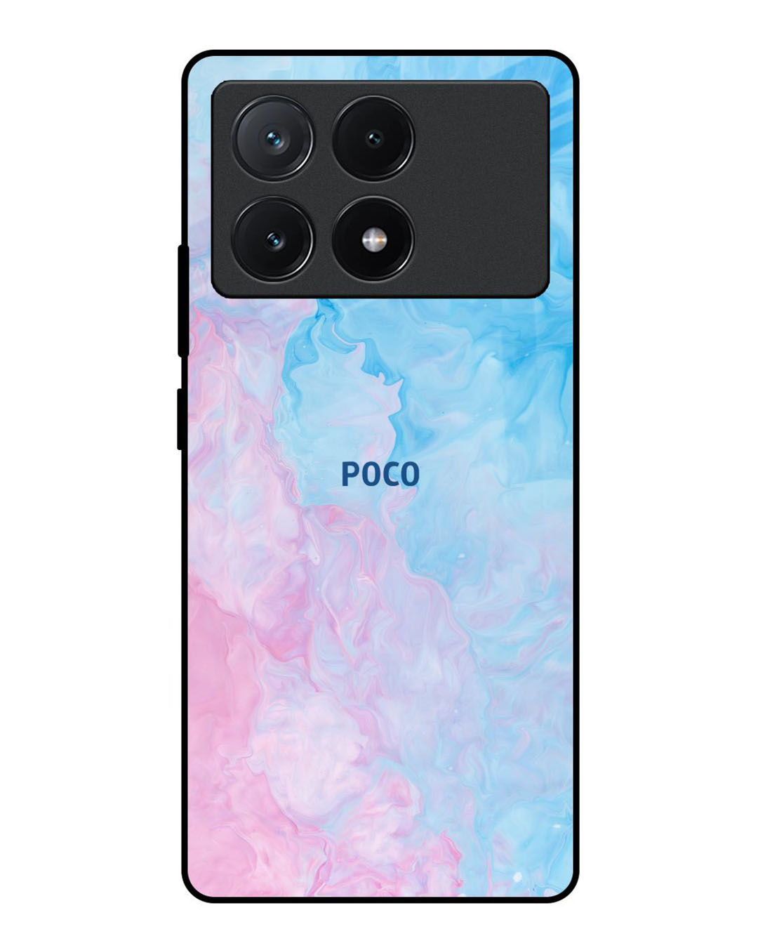 Buy Mixed Watercolor Premium Glass Case for Poco X6 Pro 5G(Shock Proof ...