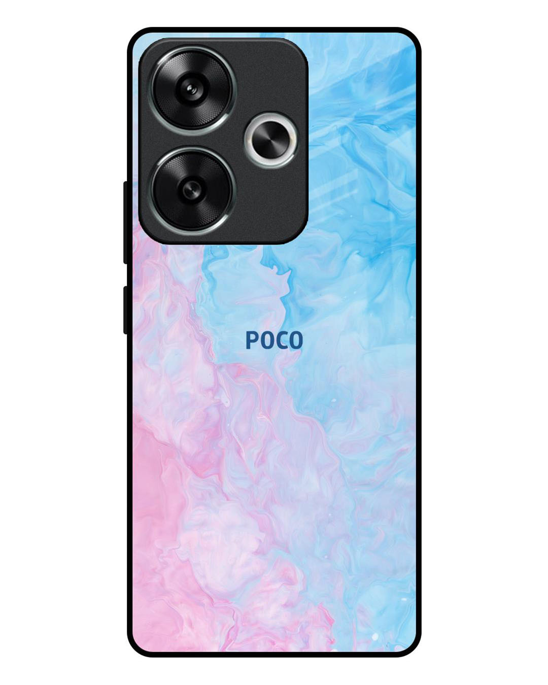 Buy Mixed Watercolor Premium Glass Cover for Poco F6 5G(Shock Proof ...