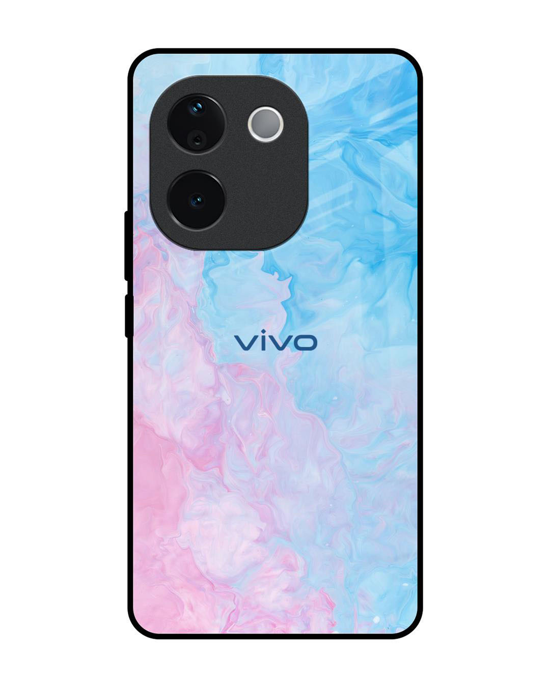 Buy Mixed Watercolor Premium Glass Cover for Vivo T3 Pro 5G(Shock Proof ...