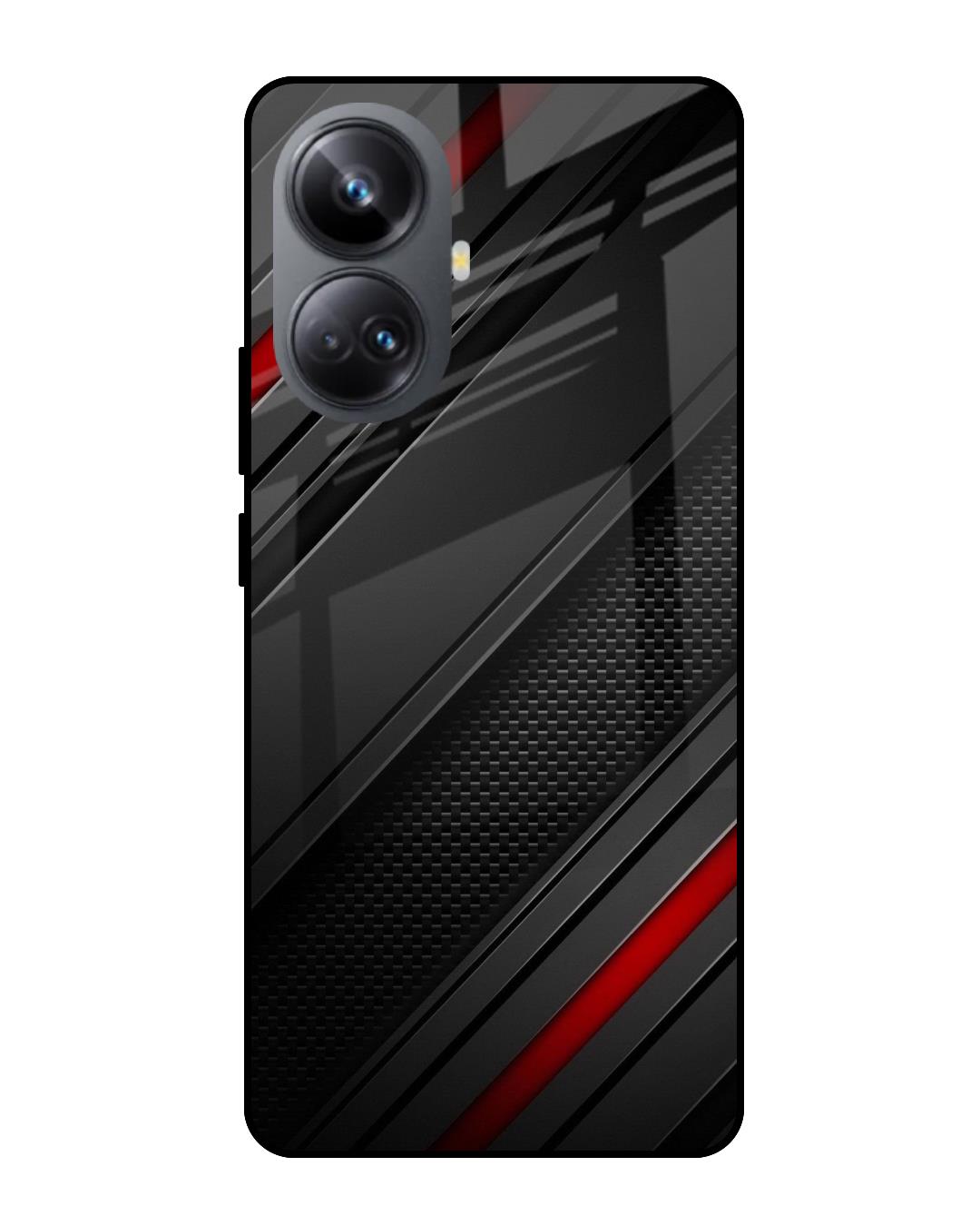 Buy Modern Abstract Premium Glass Case for Realme 10 Pro+ 5G (Shock ...