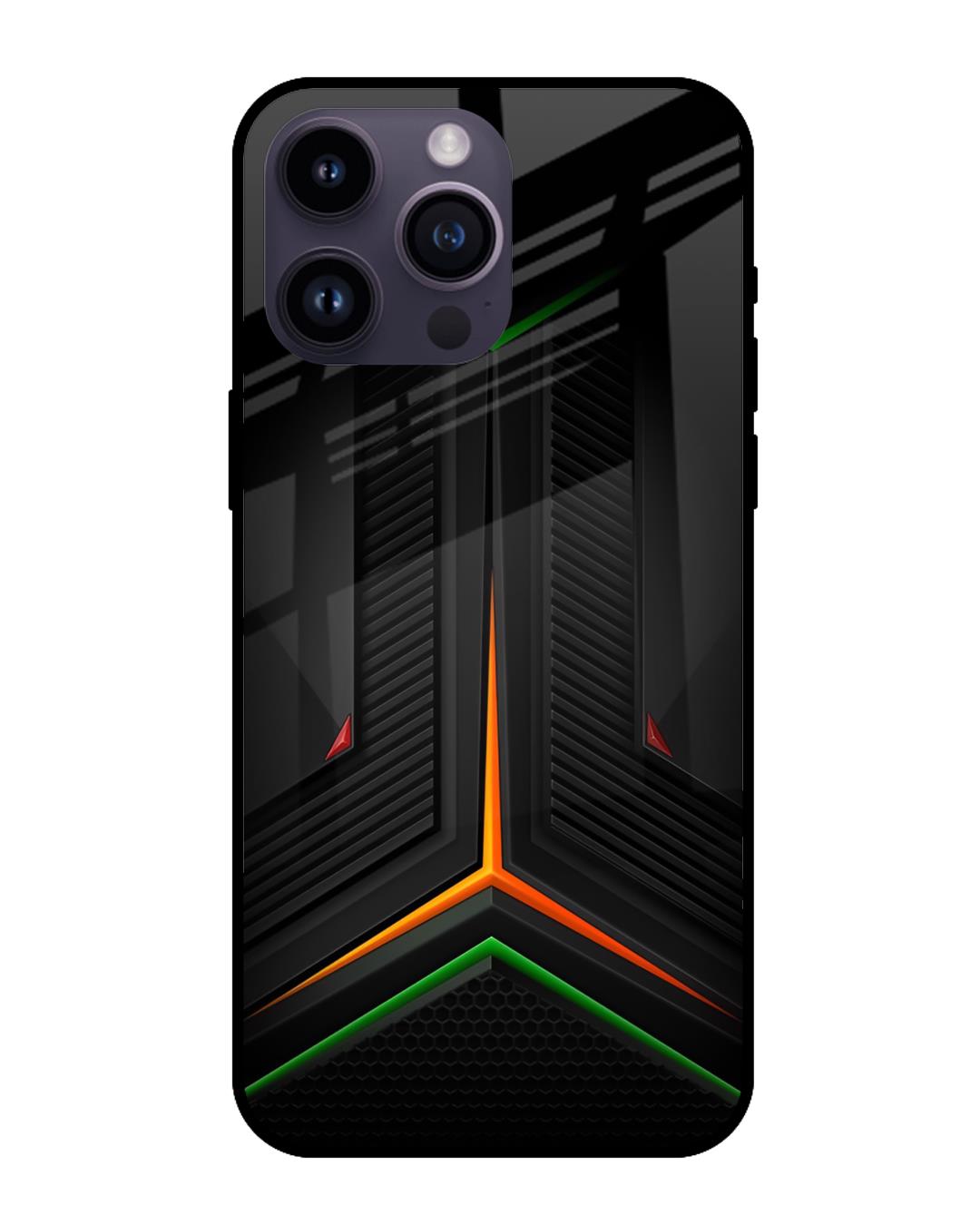 Buy Modern Ultra Chevron Premium Glass Case for Apple iPhone 14 Pro Max ...