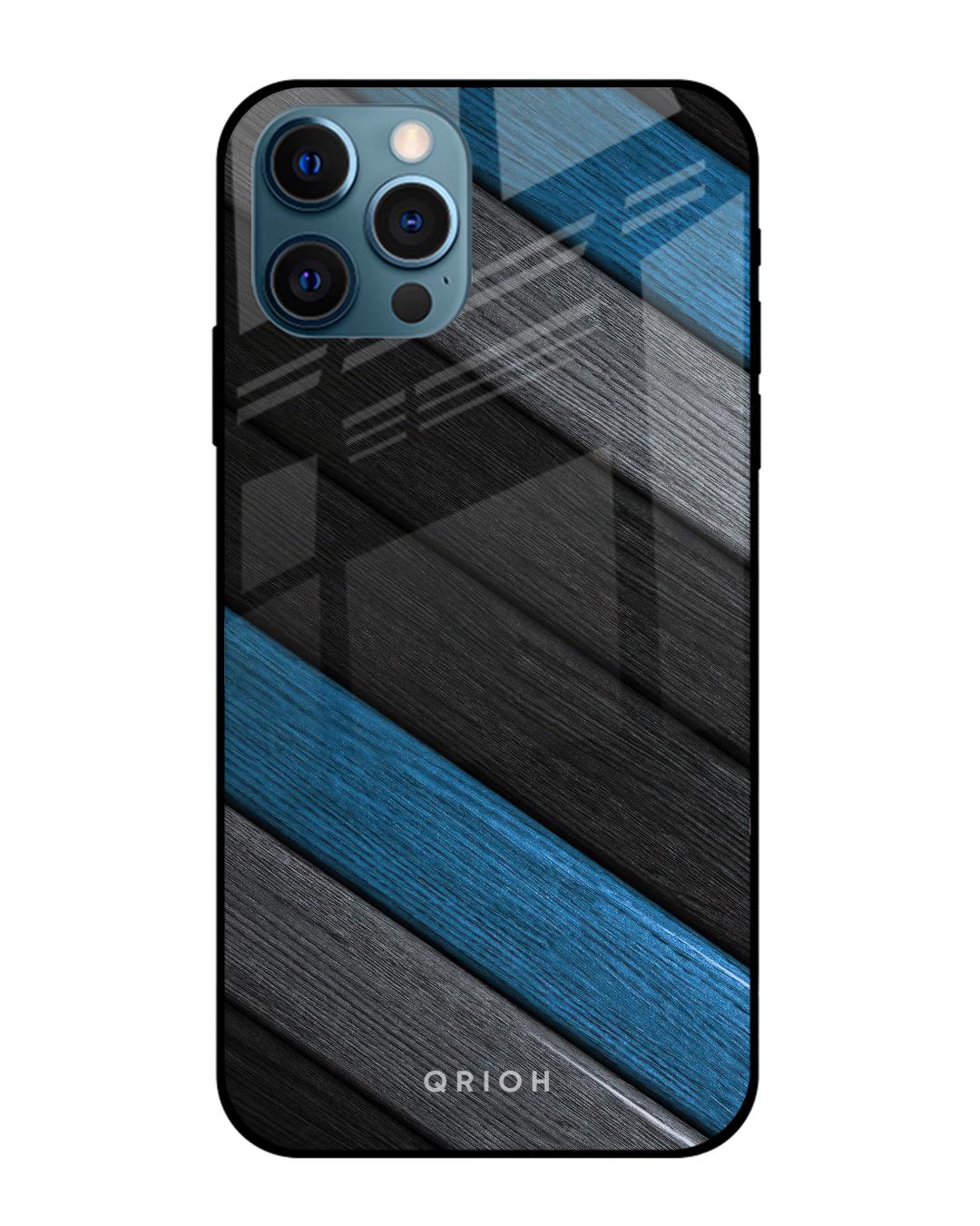 Buy Multicolor Wooden Effect Premium Glass Case for Apple iPhone 12 Pro ...