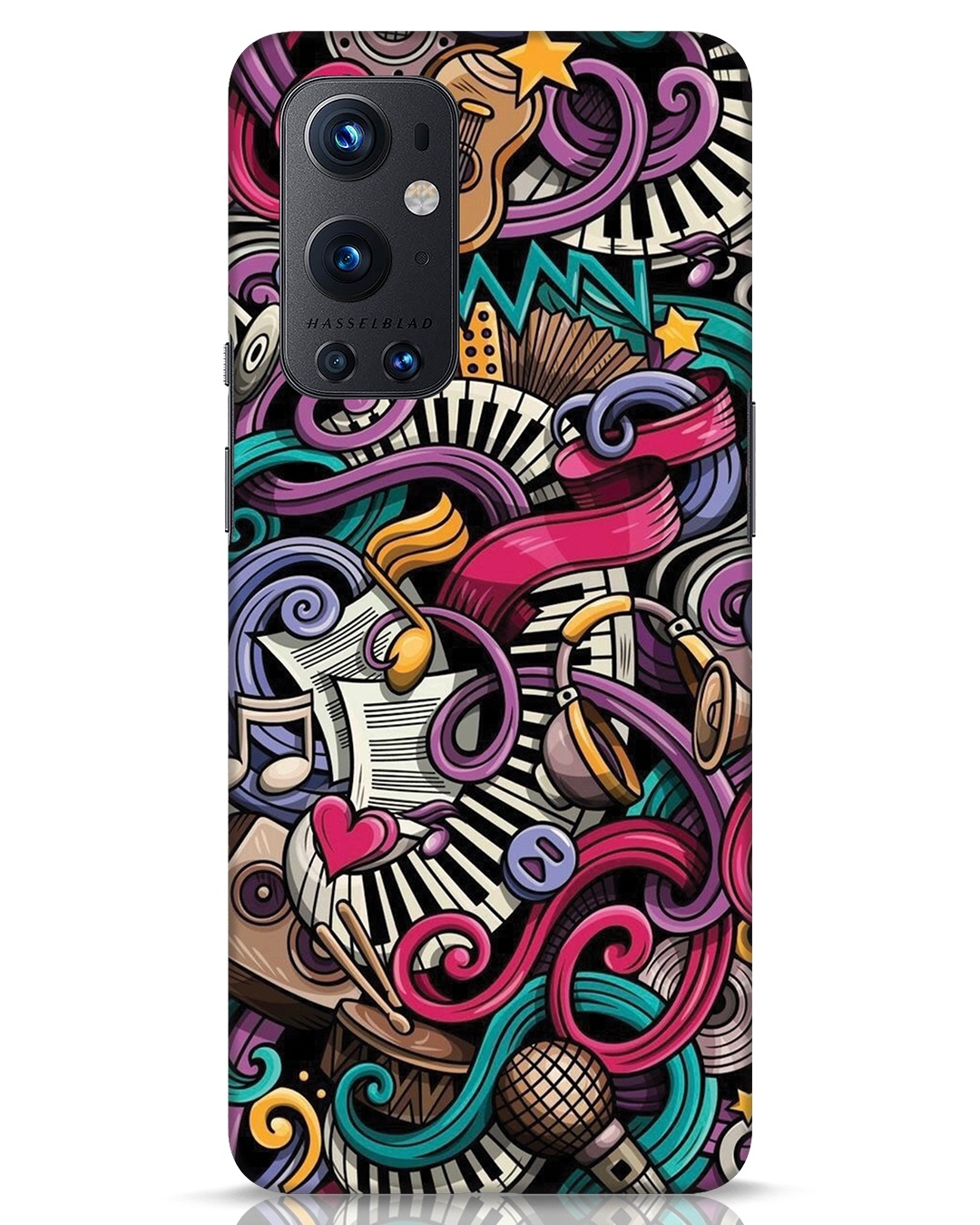 Buy Music Graffiti Designer Hard Cover for OnePlus 9 Pro Online in ...