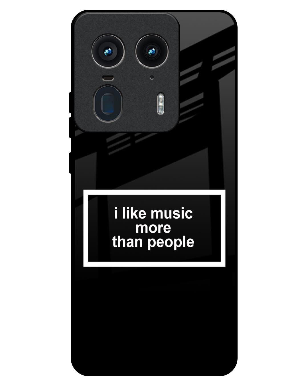 Buy Music Lover Premium Glass Case for Motorola Edge 50 Ultra 5G (Shock ...