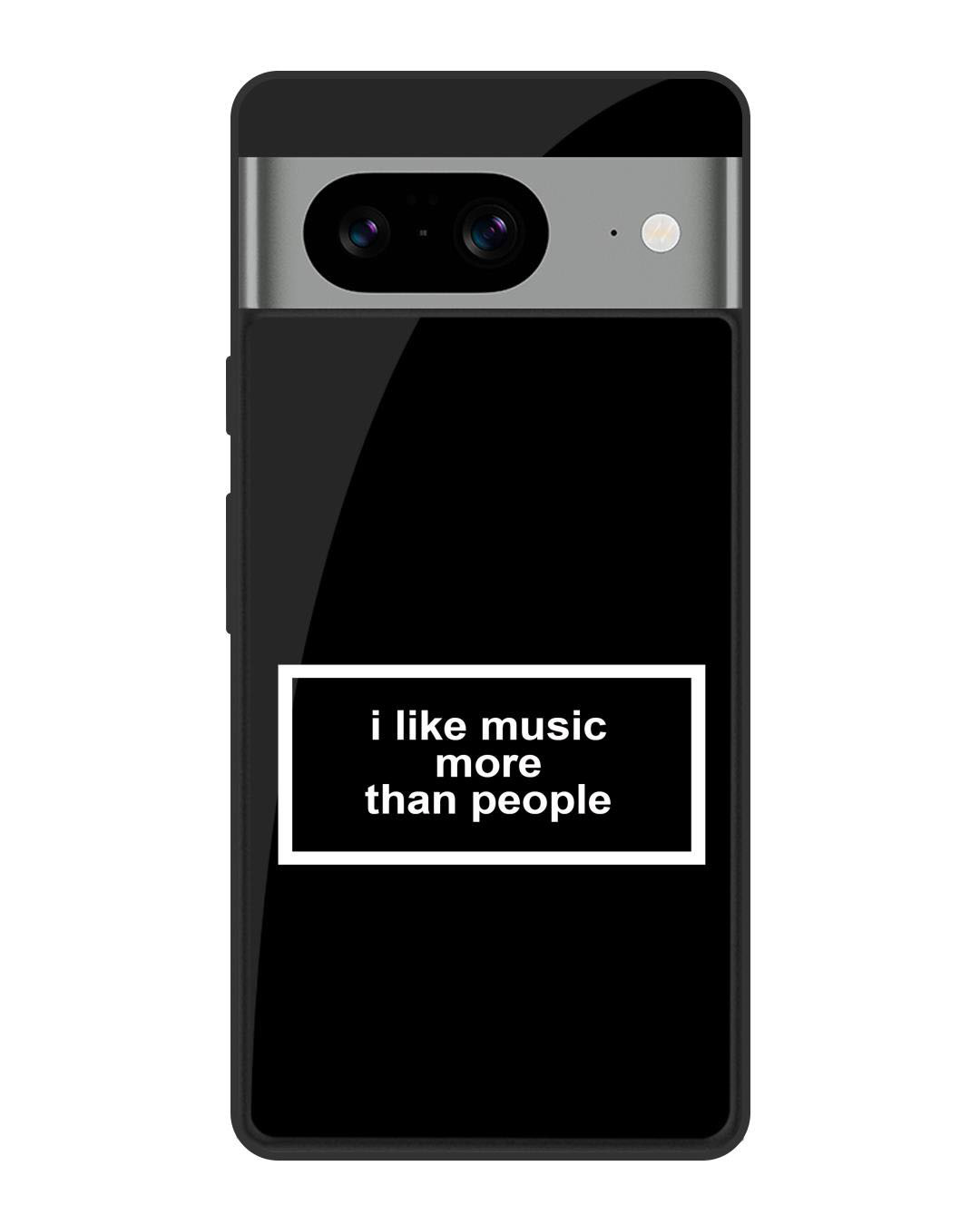 Buy Music Lover Premium Glass Cover for Google Pixel 8 (Shock Proof ...