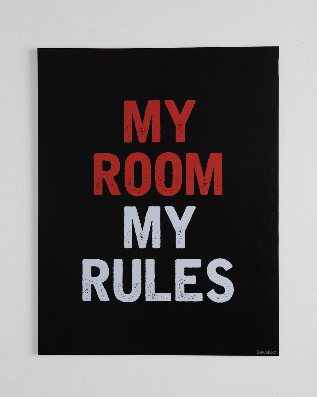 Buy My Room My Rules Designer Wall Frame Online in India at Bewakoof