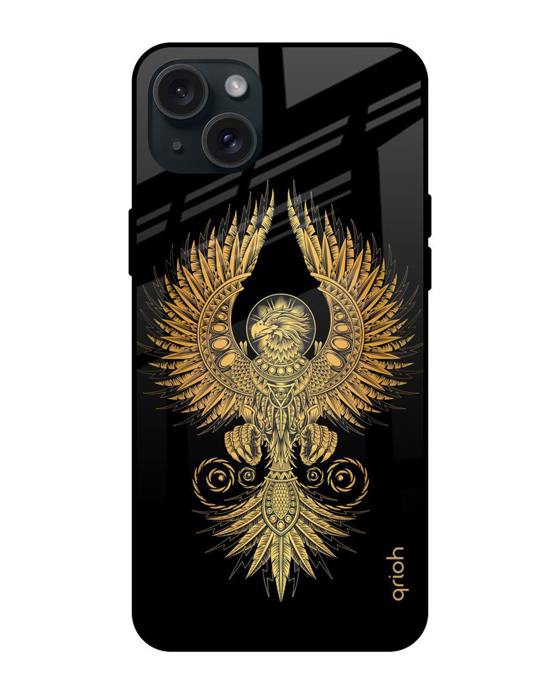 Buy Mythical Phoenix Art Premium Glass Case for Apple iPhone 15 Plus (Shock Proof, Scratch ...