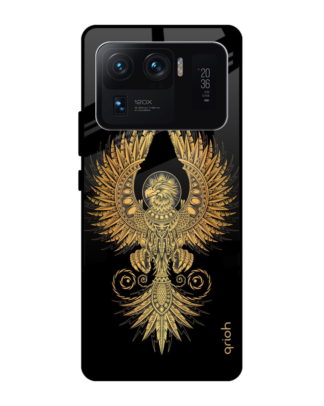 Buy Mythical Phoenix Art Printed Premium Glass Cover For Mi 11 Ultra ...