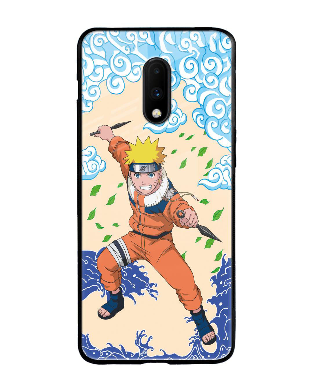 Buy Naruto Wave Premium Glass Cover for OnePlus 7 Online in India at ...