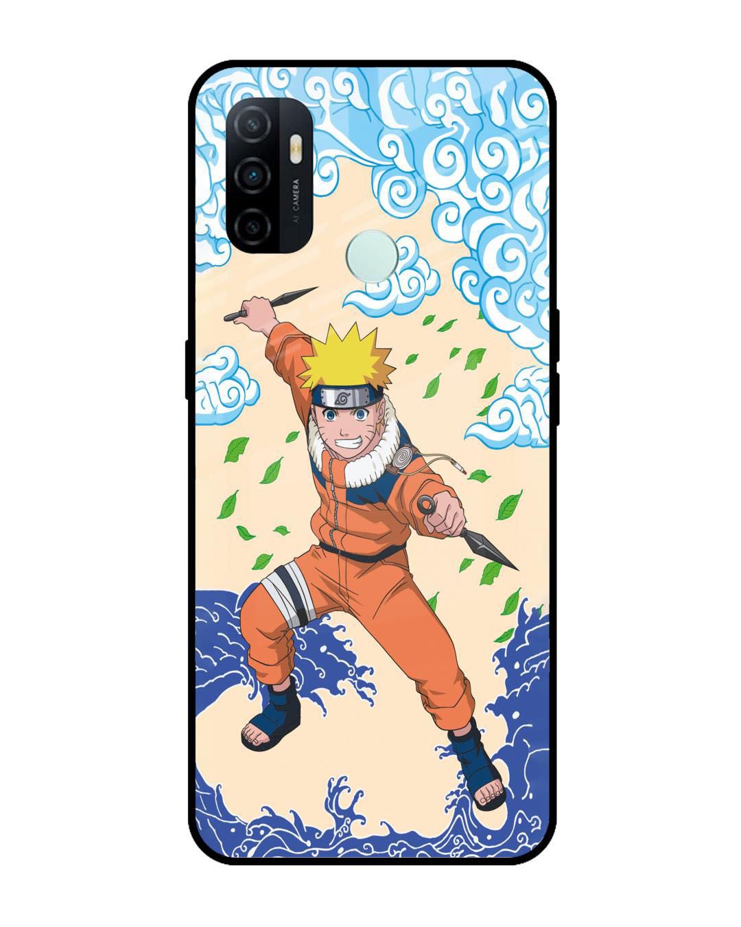 Buy Naruto Wave Premium Glass Cover for Oppo A33 Online in India at ...