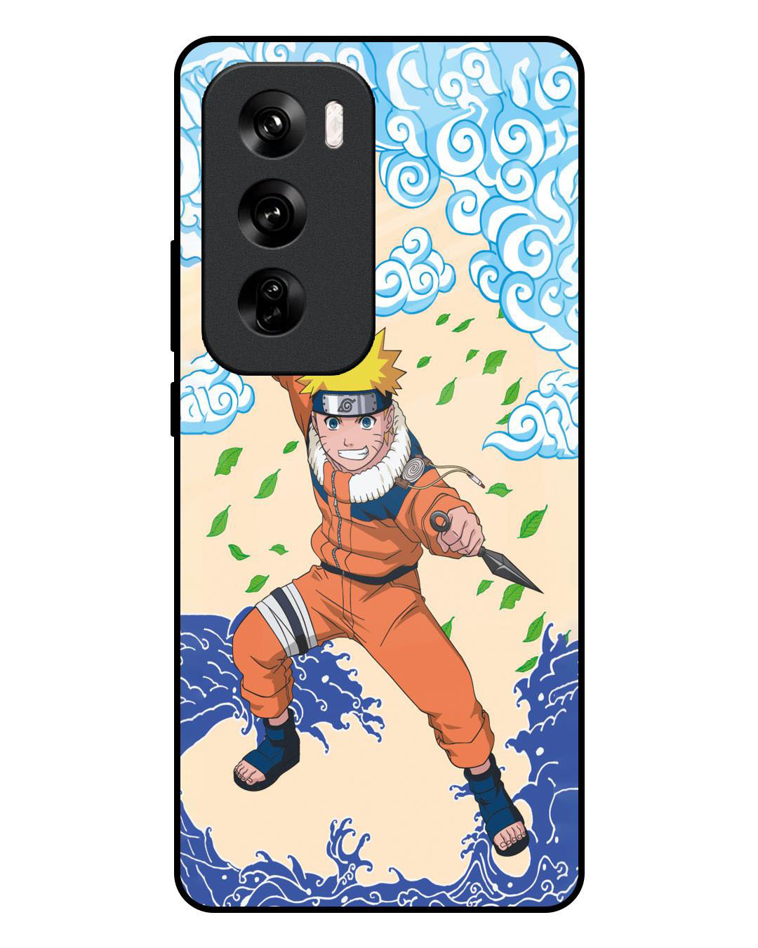 Buy Naruto Wave Premium Glass Cover for Oppo Reno12 Pro 5G Online in ...