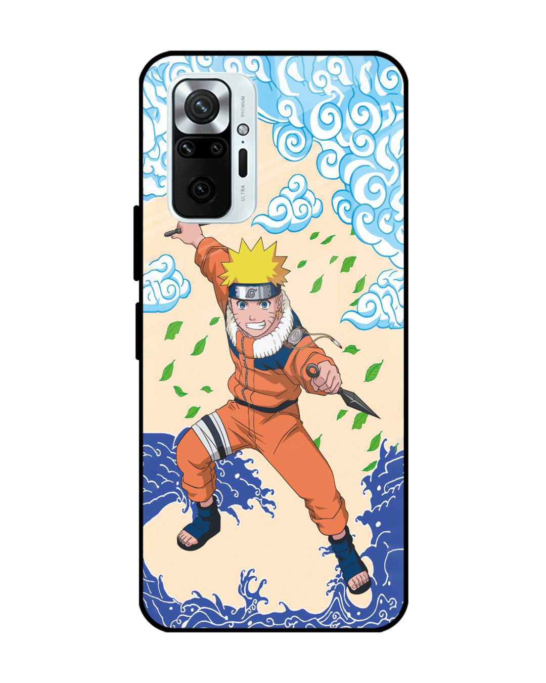 Buy Naruto Wave Premium Glass Cover for Redmi Note 10 Pro Online in ...