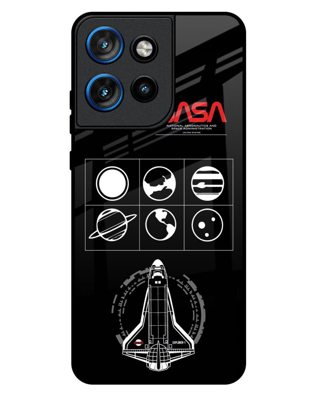 Buy Nasa Spacecraft Premium Glass Cover for Motorola Edge 50 Neo 5G ...