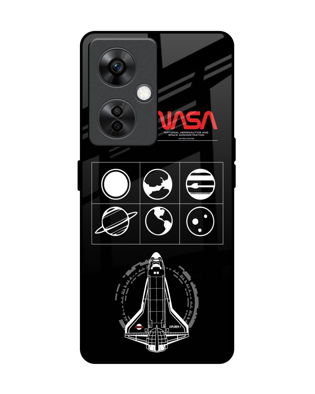 Buy Nasa Spacecraft Premium Glass Cover for OnePlus Nord CE 3 Lite 5G ...